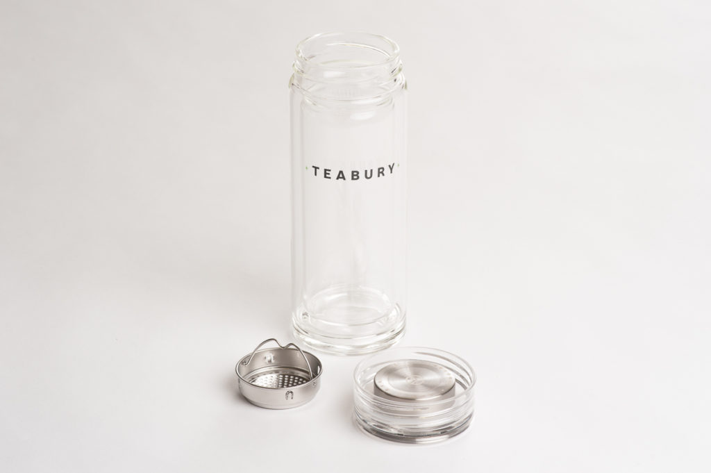 Travel Glass Tea Infuser Flask - Teabury